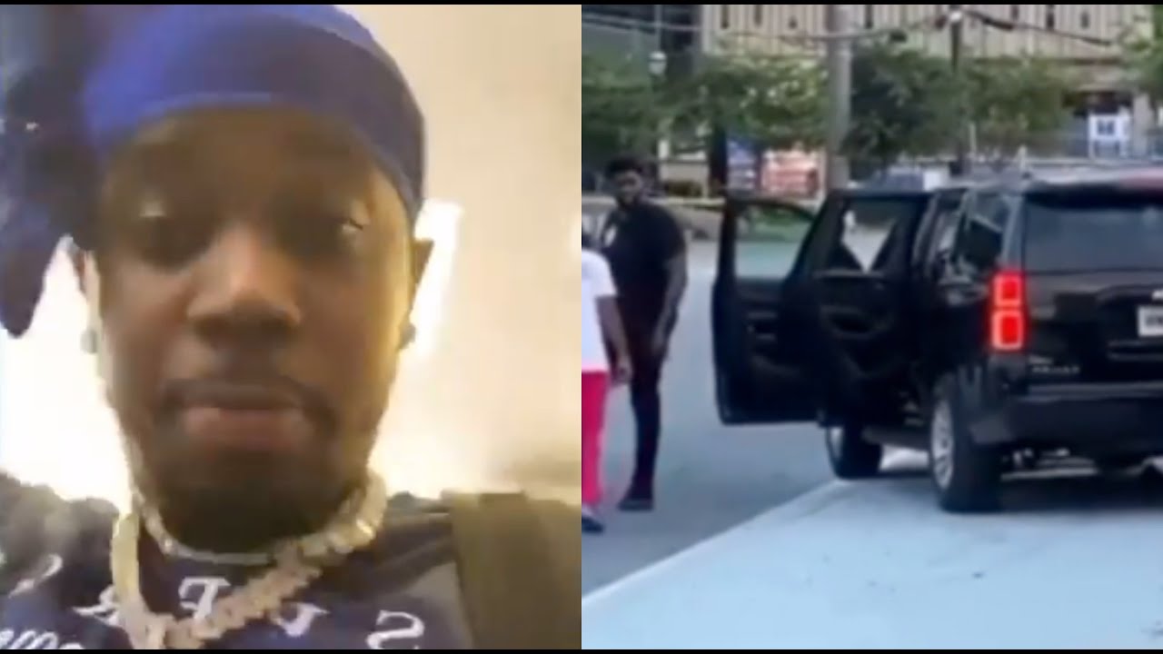Fivio Foreign Reacts After Car Gets Shot Up Eating Steak And Lobster ...