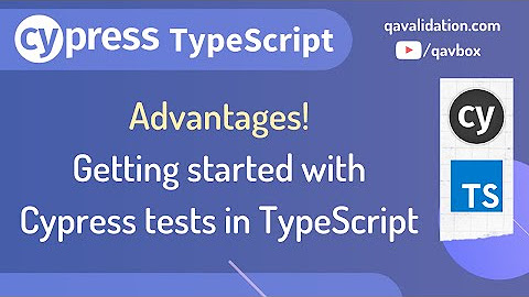Cypress typescript tutorial - YouTube