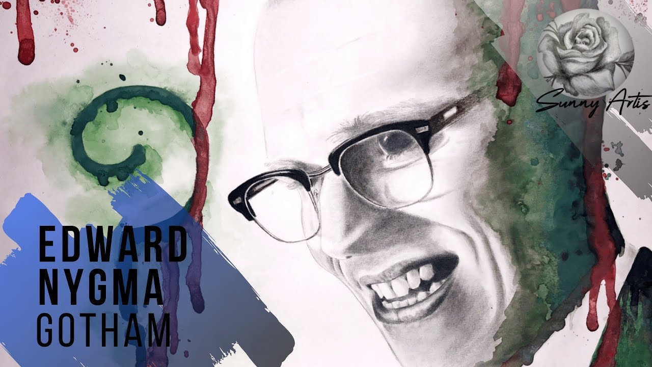 Edward Nygma (Riddler) - Gotham drawing - YouTube