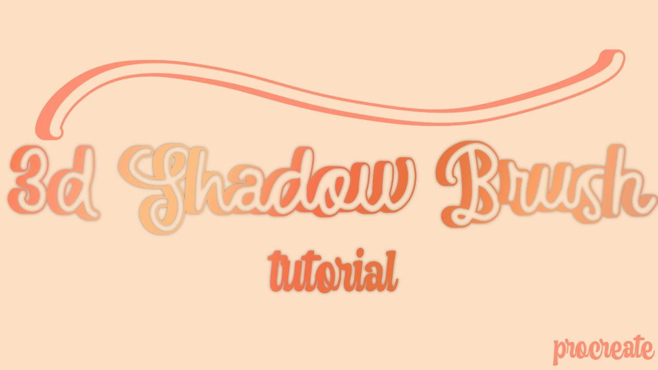 3d Shadow Brush Tutorial (procreate) - YouTube