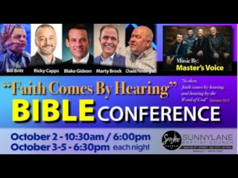 Bible Conference - Blake Gideon & Marty Brock - 10/03/2022 - YouTube