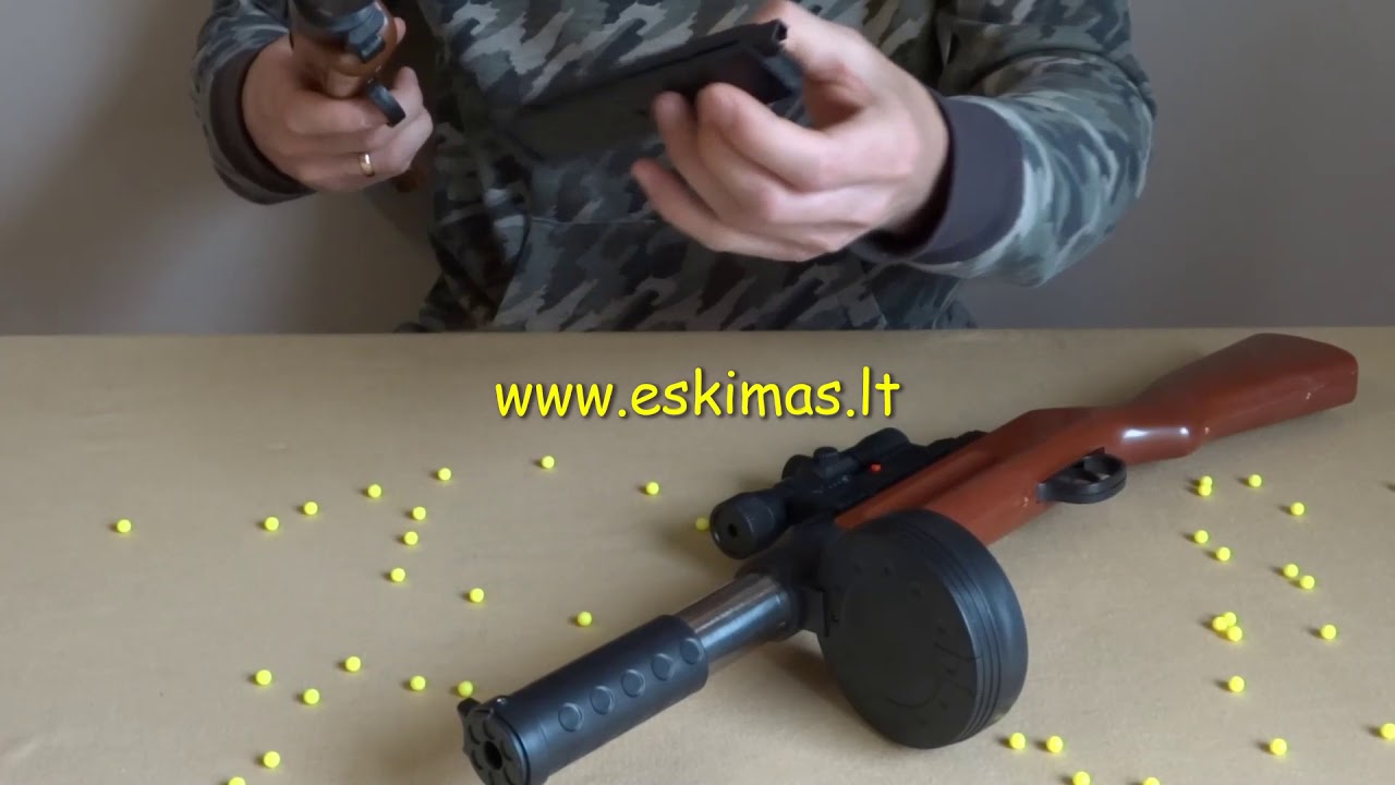 Airsoft toy presentation Lanchester - YouTube