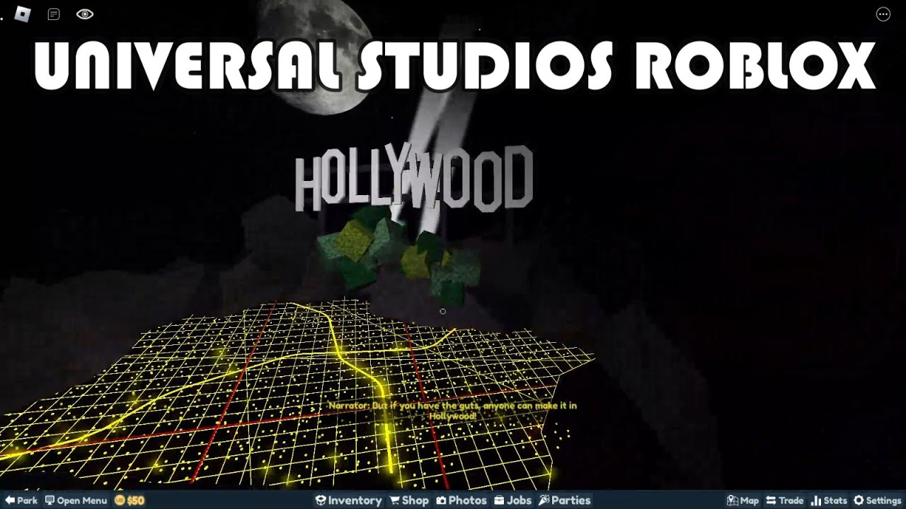 The History of Hollywood Summarized in Roblox - Universal Studios: Epic ...