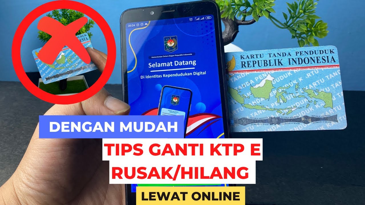 Cara Membuat KTP Hilang atau Rusak Secara Online - YouTube