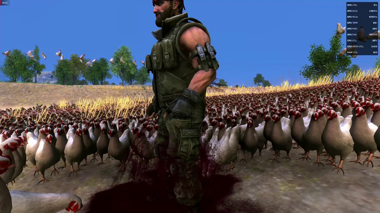 Chuck Norris vs 25,000 Chickens - YouTube