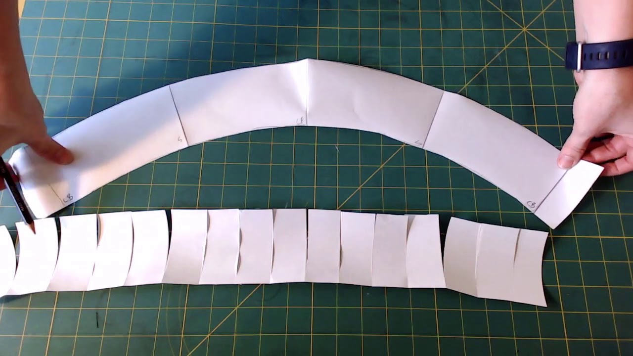 Lesson Four: Part Two: Slashing and Spreading a pattern - YouTube