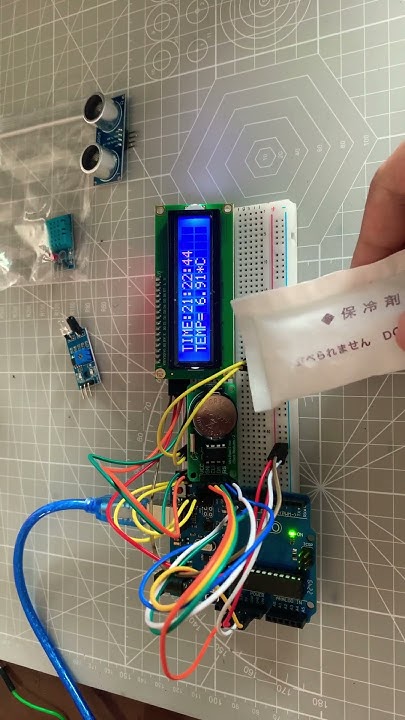 Arduino UNO MLX90614 Infrared temperature sensor with lcd display # ...