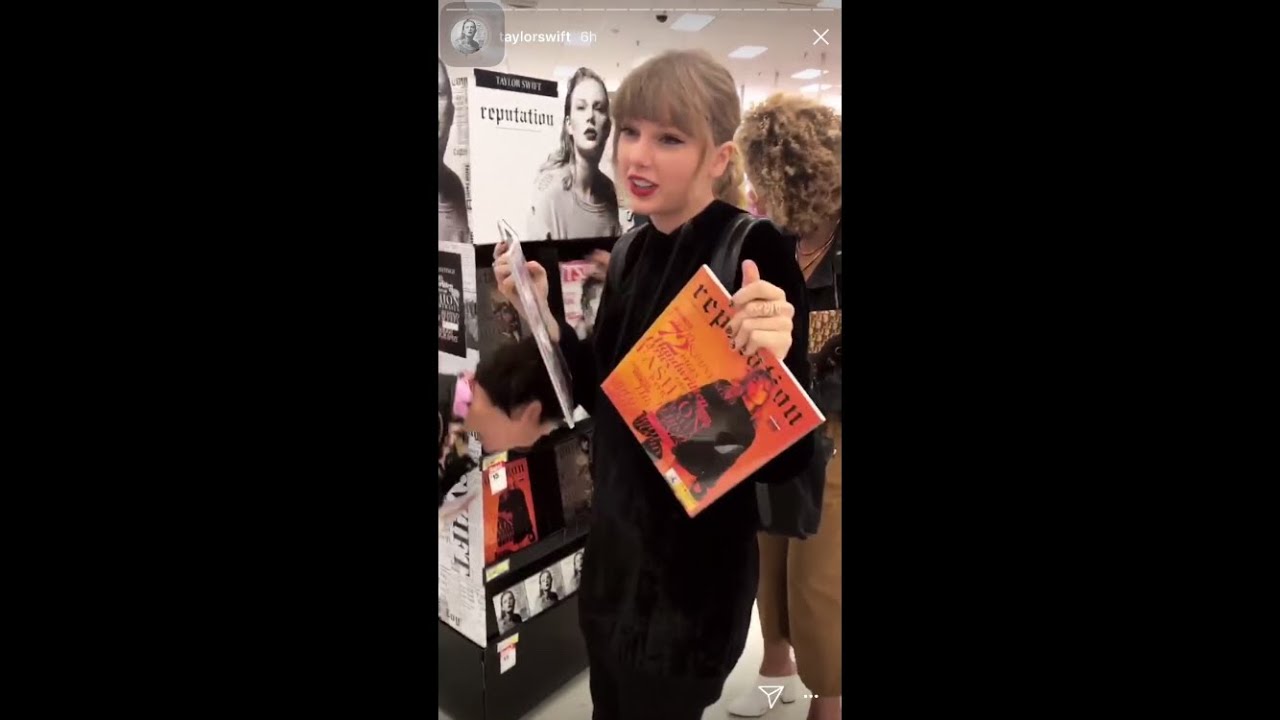 Taylor Swift Buying Reputation at Target - Instagram Story - YouTube