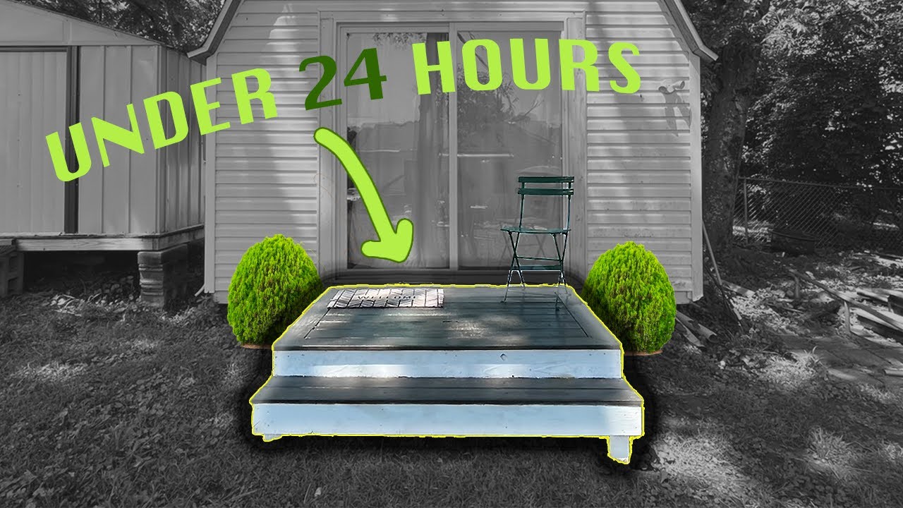 How to Build a Deck for Your Tiny Home - YouTube
