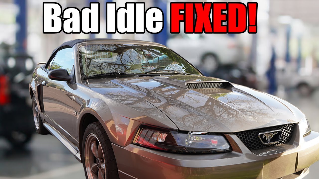 How To Fix High Idle On 2001 Ford Mustang Gt - YouTube
