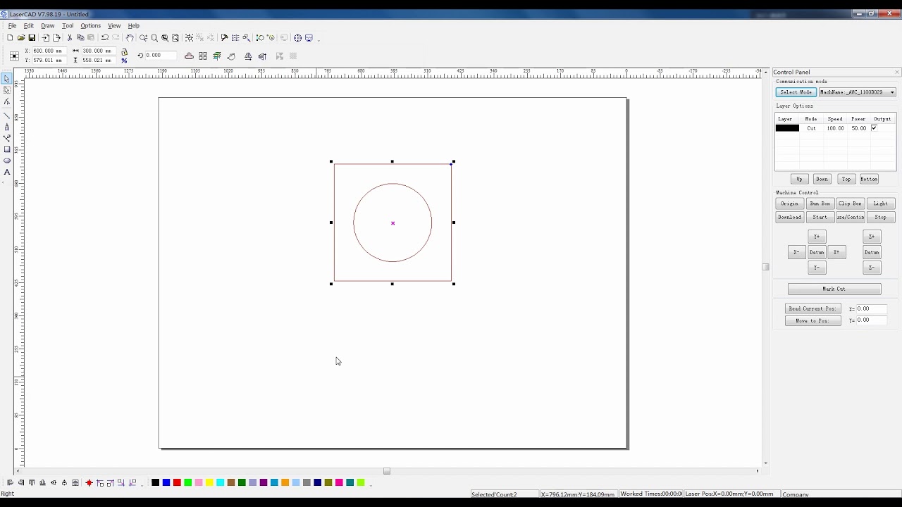 LaserCAD 06 How to Align Graphics - YouTube