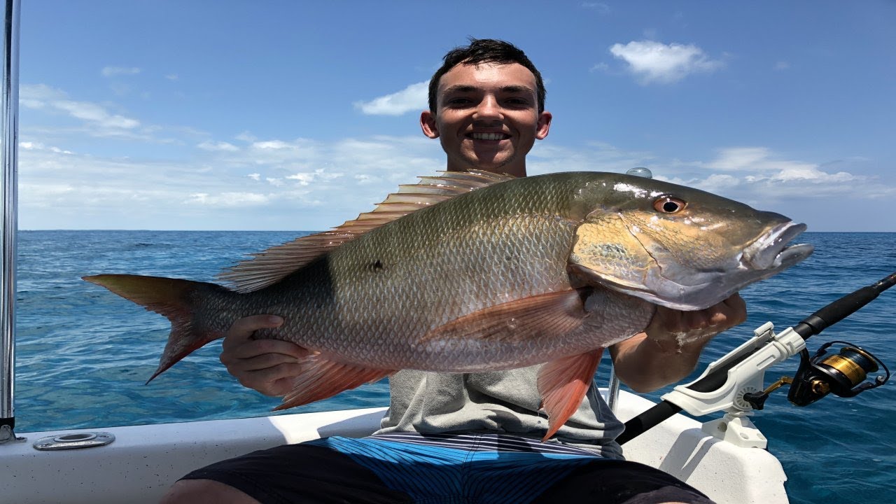 Near Record 35" Mutton Snapper - YouTube