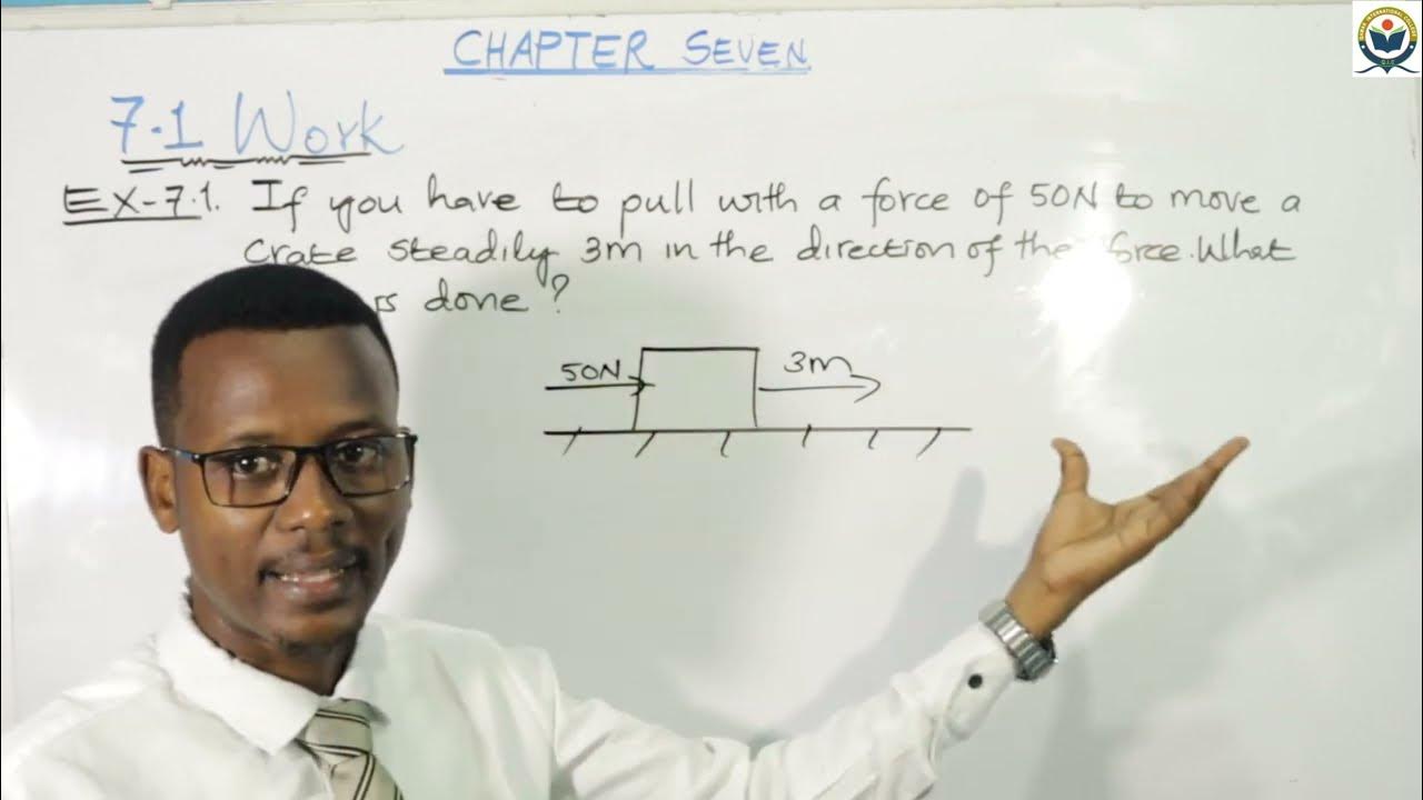 PHYSICS: Chapter 7. Work Done. LECTURE 1. - YouTube