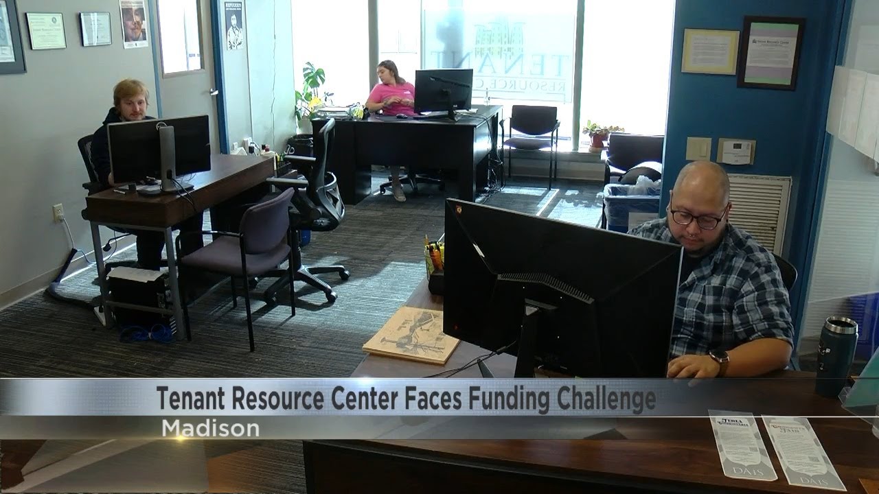 Madison's Tenant Resource Center faces funding challenges - YouTube