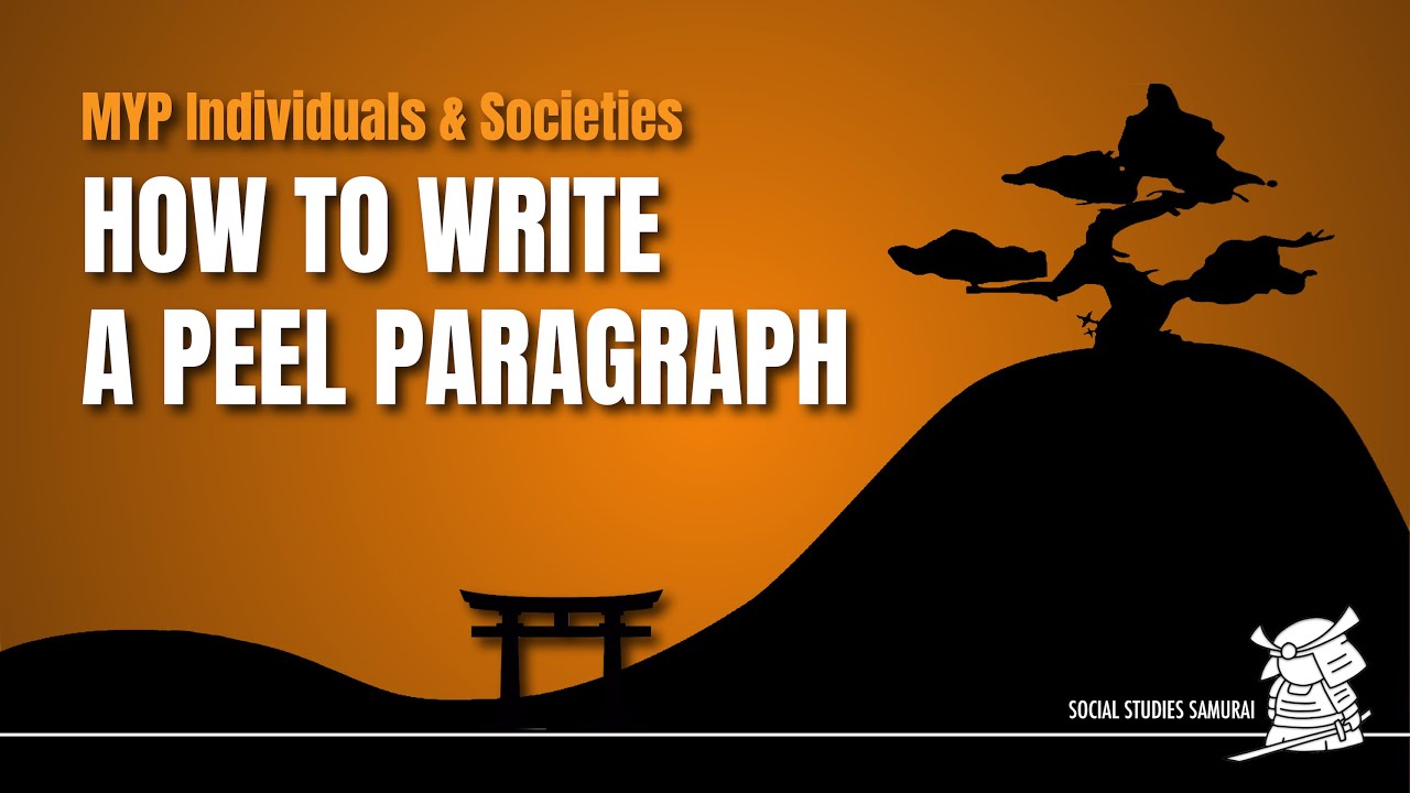 MYP I&S | How to Write a PEEL Paragraph [MYP Years 2 & 3] - YouTube