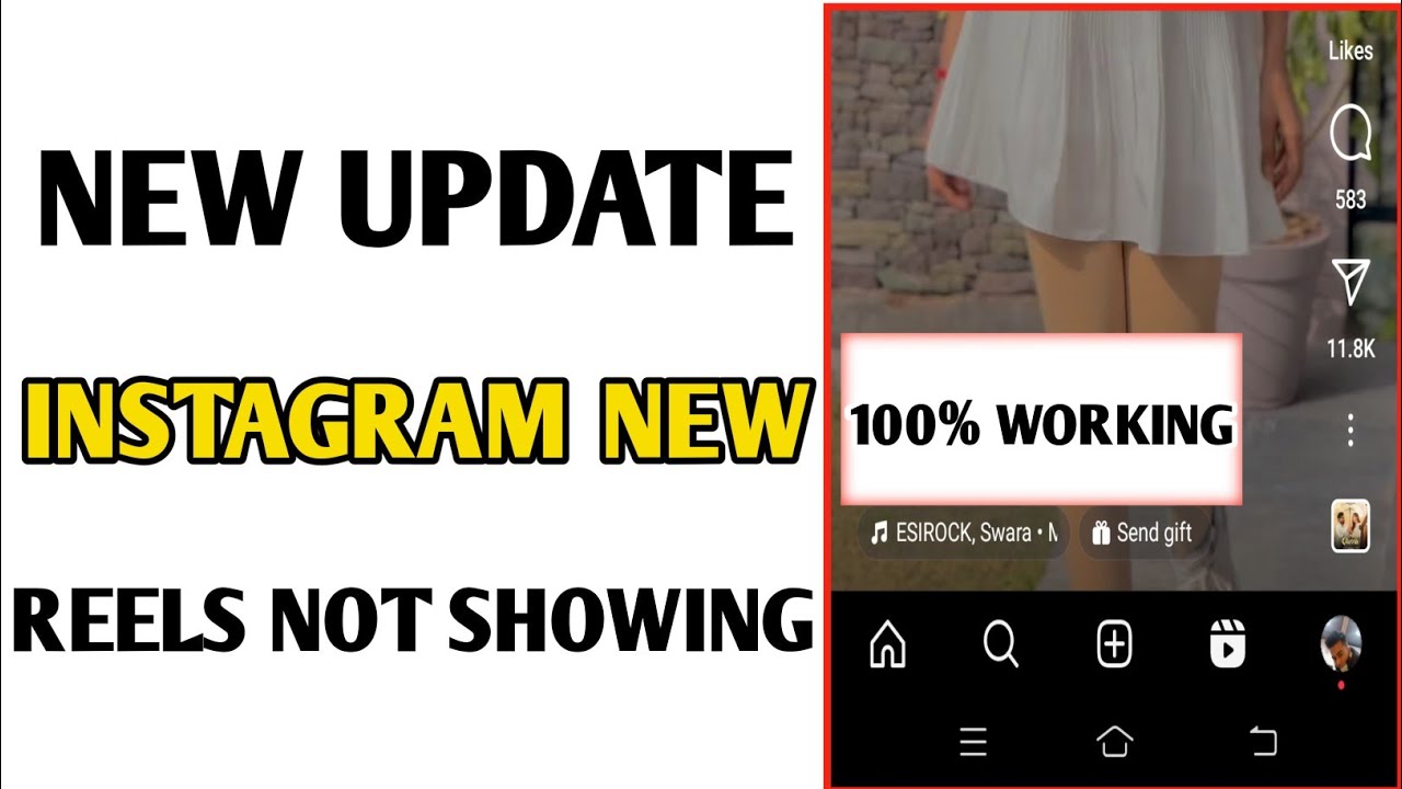 Instagram Reels Scrolling Problem // Instagram New Reels Not Showing - YouTube