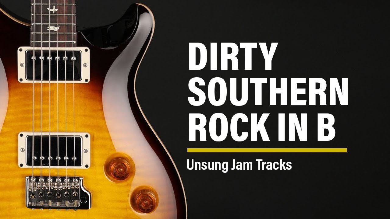 Dirty Southern Rock Guitar Backing Track Jam in B - YouTube