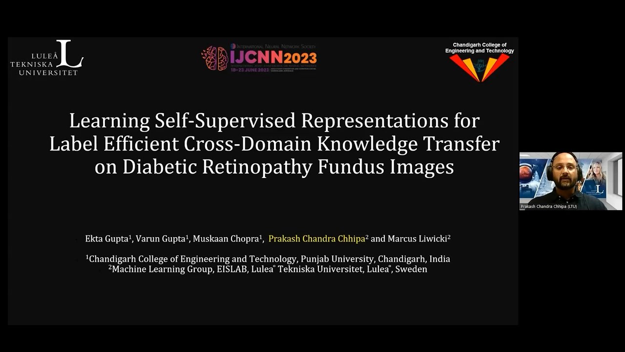 [IJCNN 2023] Learning Self-Supervised Representations for on Diabetic Retinopathy Fundus Images ...