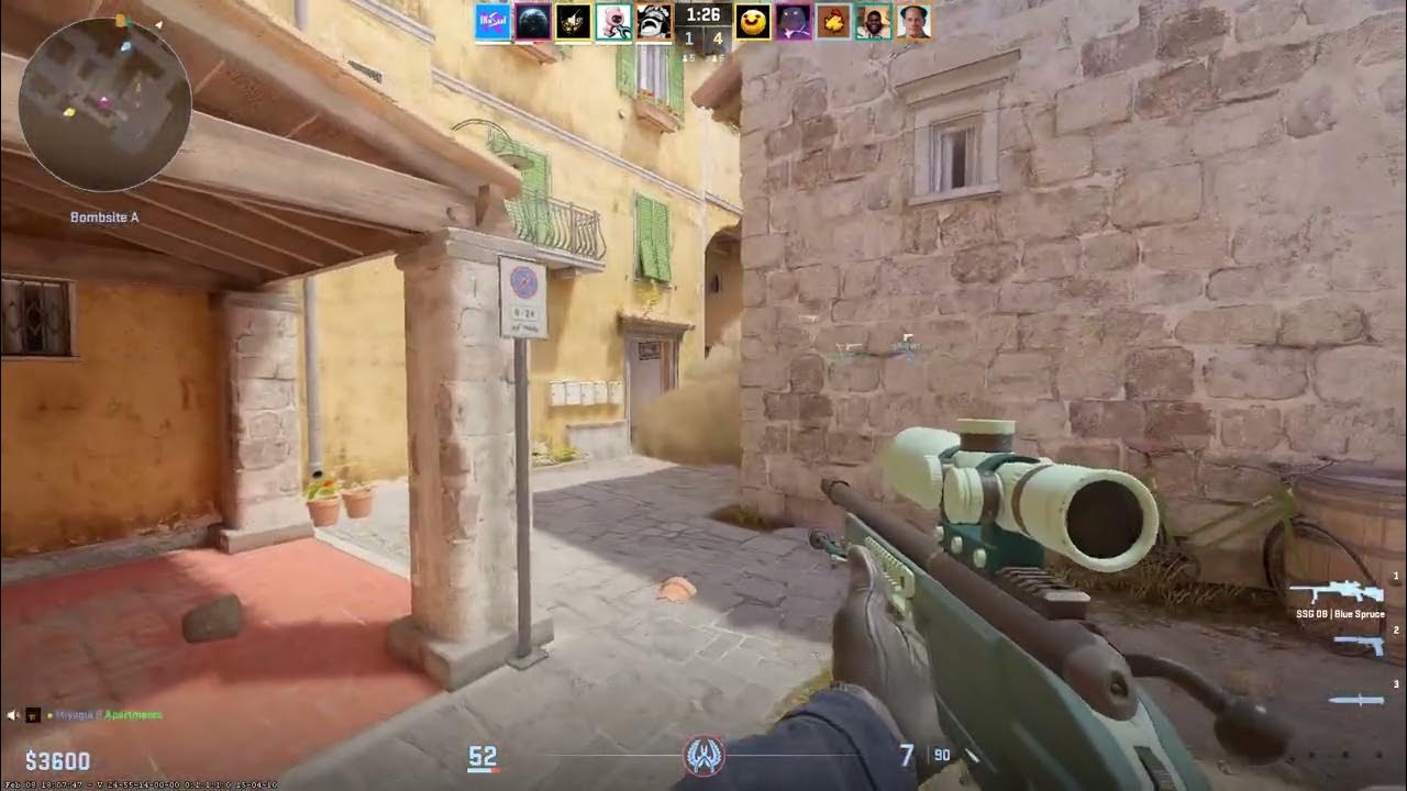 Perfectly Timed No scope - CS:GO - YouTube