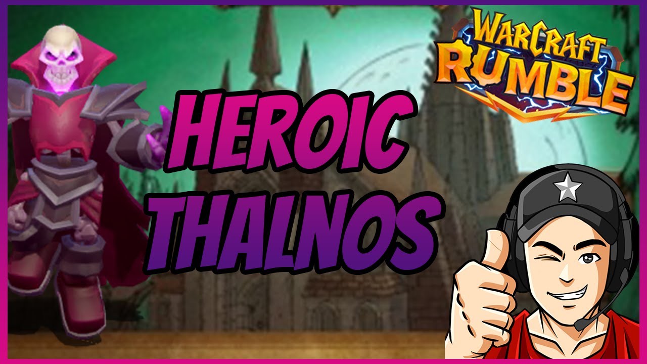 📖Heroic Bloodmage Thalnos Guide [Warcraft Rumble] - YouTube