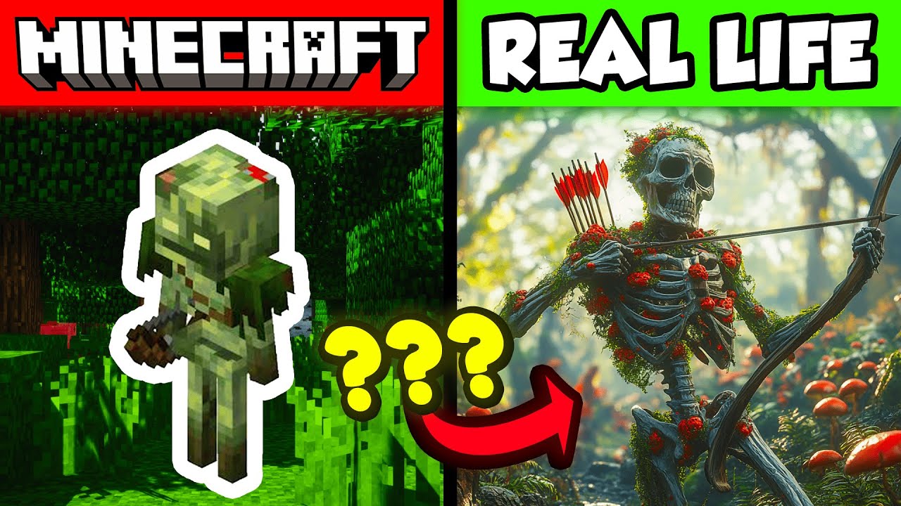 ALL MINECRAFT MOBS 2025 IN REAL LIFE (Ultra Realistic Items and Mobs ...