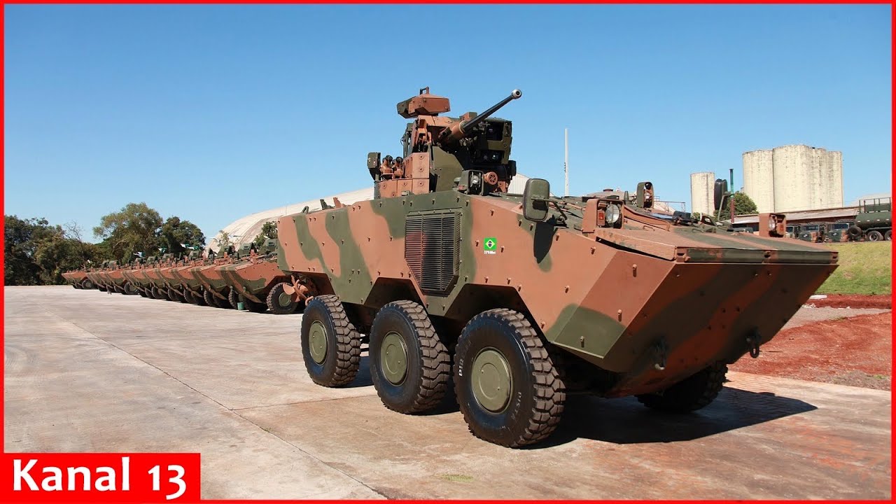 Ukraine wants to buy 450 Guarani APCs from Brazil - YouTube