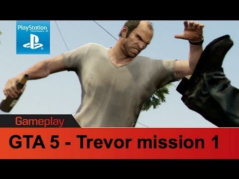 GTA 5 PS3 gameplay Trevor mission 1 - YouTube