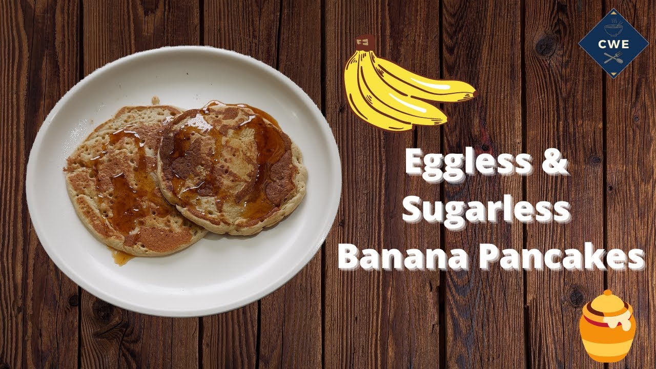 Eggless Pancake Recipe | Homemade Sugarless Pancakes - YouTube