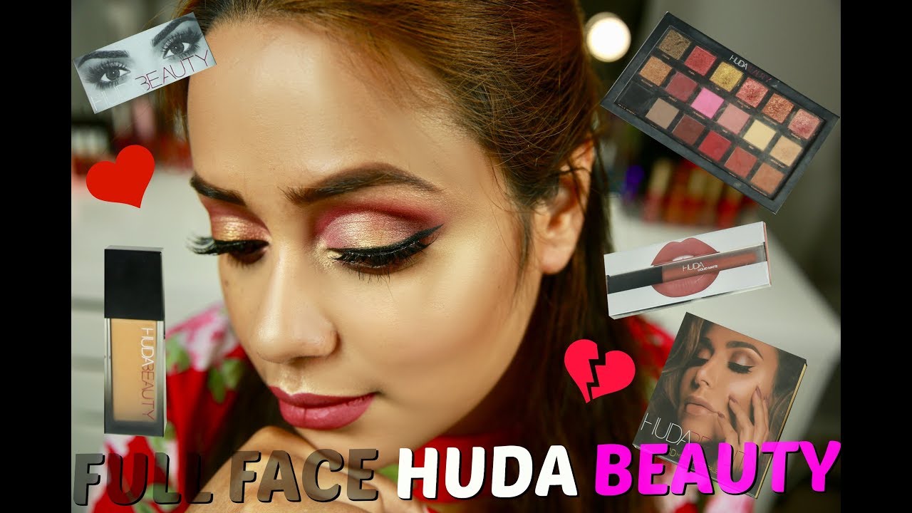 Full Face Huda Beauty - Review, Demo and Tutorial - YouTube