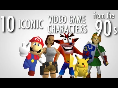 10 Iconic Video Game Characters from the 90s - YouTube