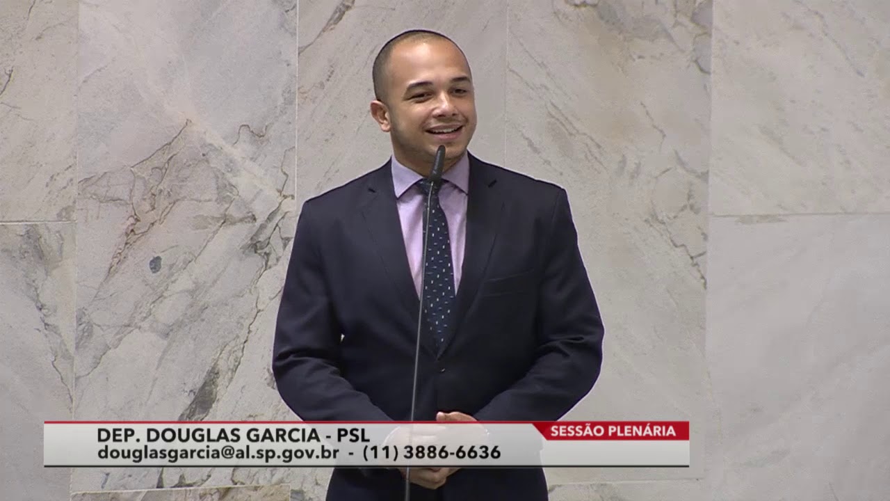 Douglas Garcia - PSL. Defende a renovação política. 27/06/2019 - YouTube