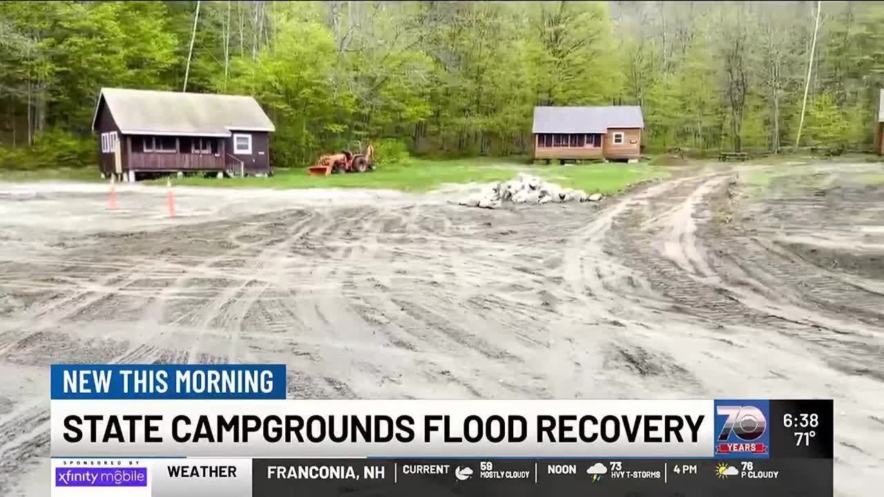 Campground flood recovery progress ahead of Memorial Day weekend - YouTube