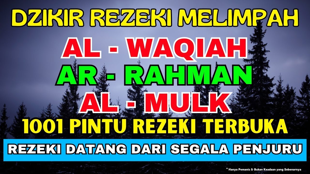 Dzikir Pagi Di Rabu Mustajab - Zikir Pembuka Rezeki Segala Penjuru ...