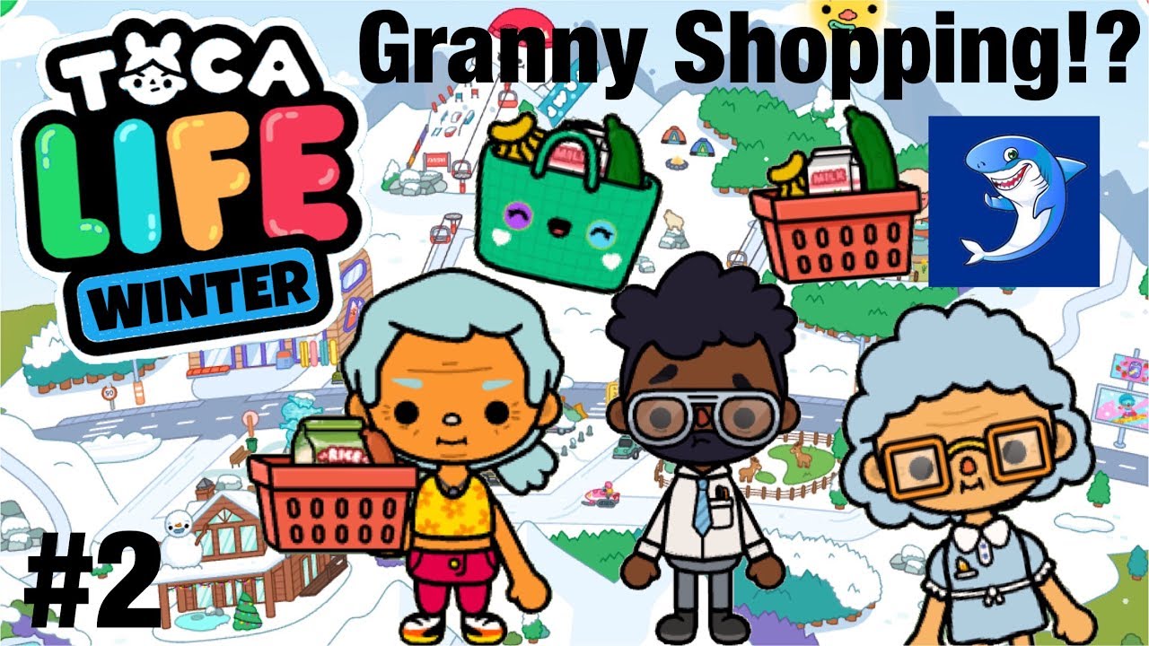 Toca life Winter | Granny Shopping!? #2 - YouTube