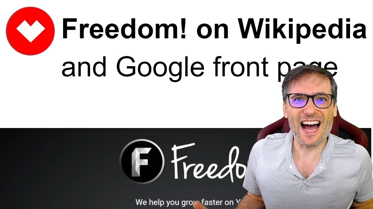 Freedom! on Wikipedia and Google front page - YouTube