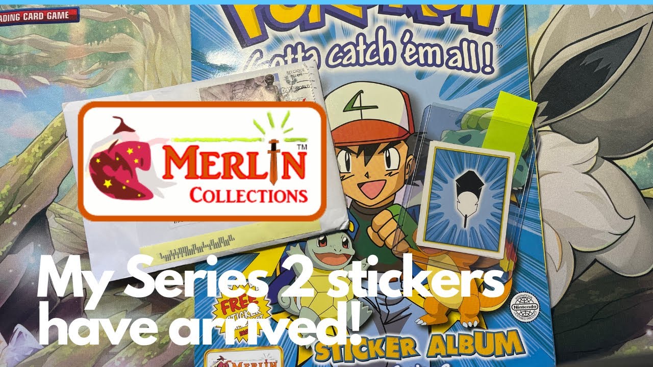 FINALLY! The 1999 Merlin Collections Series 2 Pokémon Stickers have ...