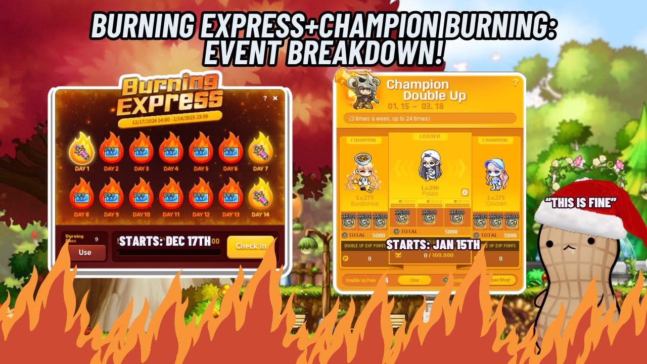 Burning Express+Champion Burning: Event Breakdown! | v256 | GMS 2024 | - YouTube