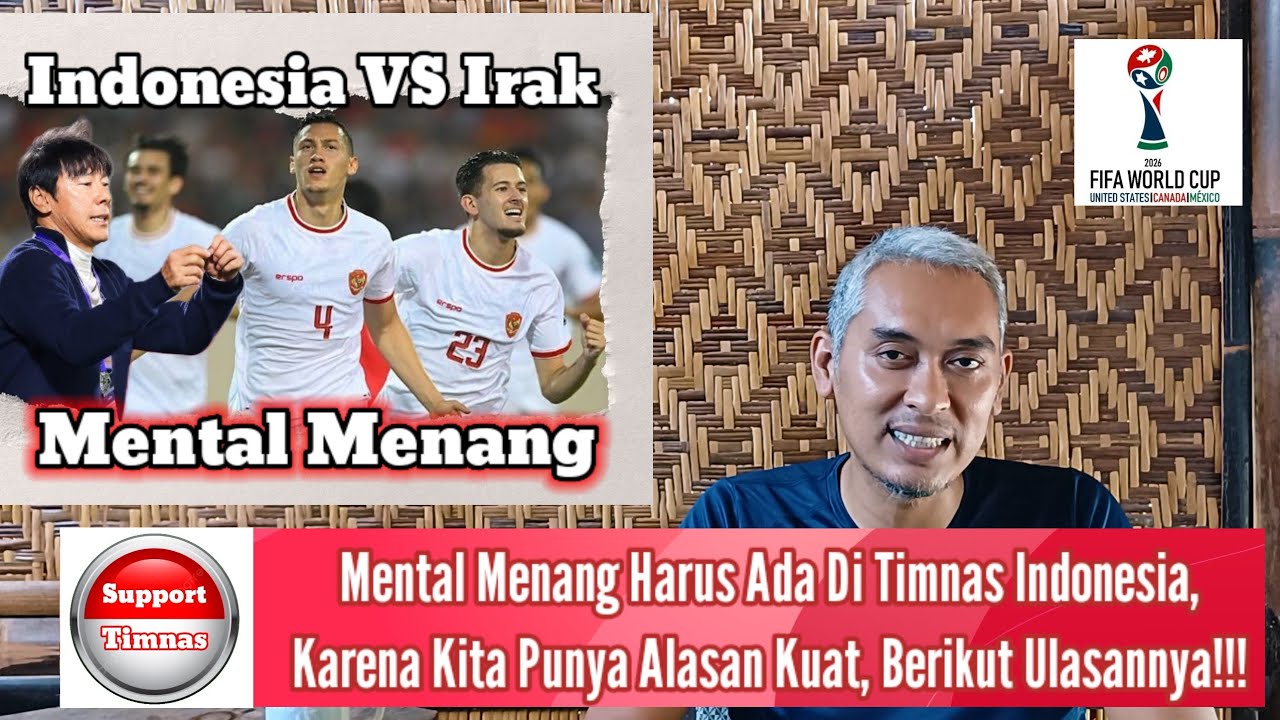 Indonesia VS Irak!!! Menang Lolos!!! - YouTube