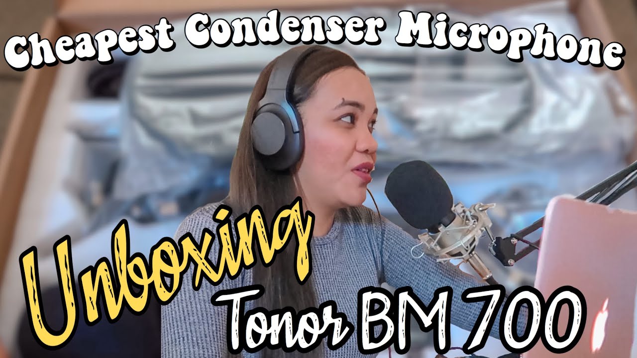 TONOR BM700 CONDENSER MICROPHONE FULL KIT UNBOXING and REVIEW 2020 ...