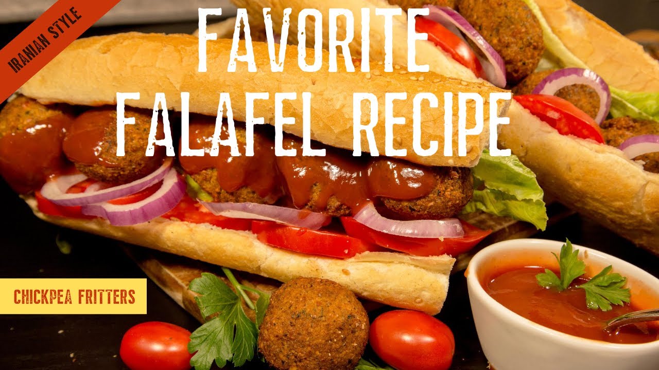 The Best Falafel Recipe|Perfectly CRISPY Falafel|Persian food|فلافل ...