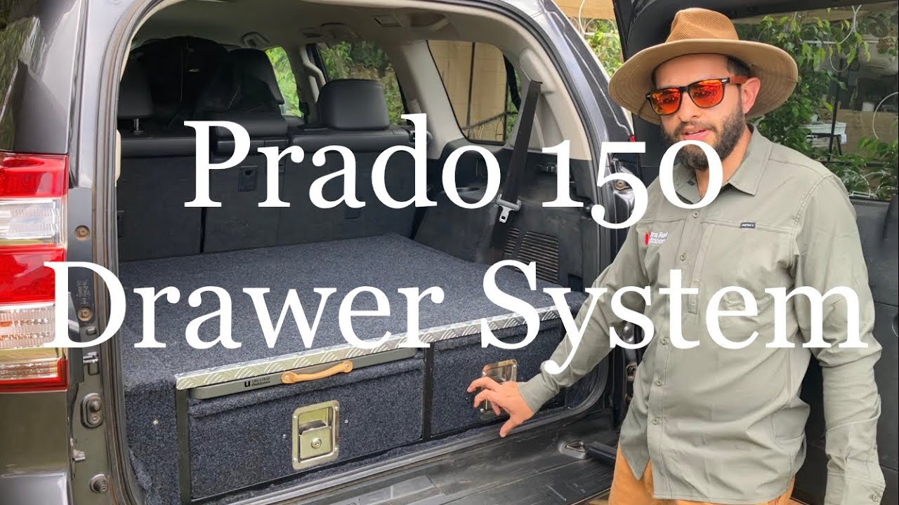 Prado 150 Twin Drawer System #4x4 #prado150 - YouTube