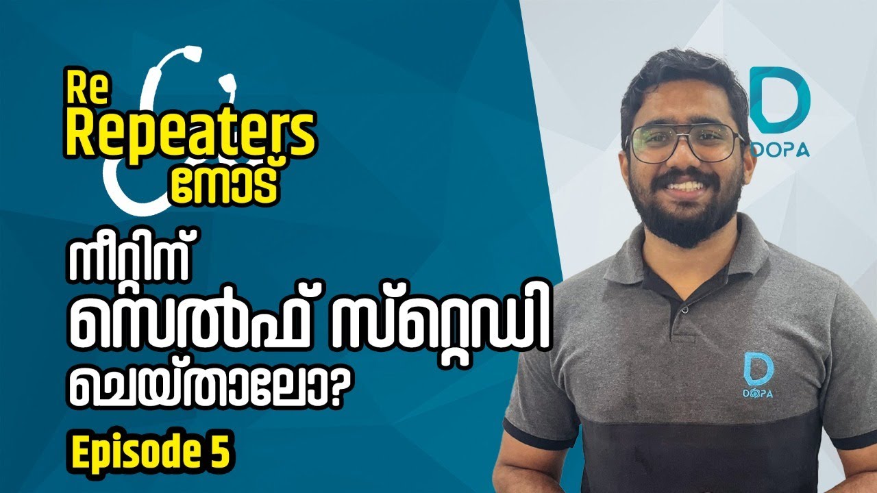 SELF STUDY TIPS FOR RE REPEATERS || Self Study for NEET || DOPA - YouTube