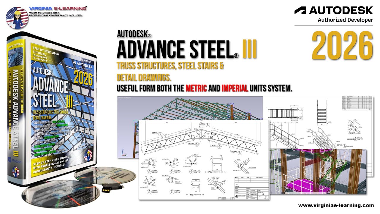 Autodesk Advance Steel 2026 Tutorial | Advanced Level - YouTube