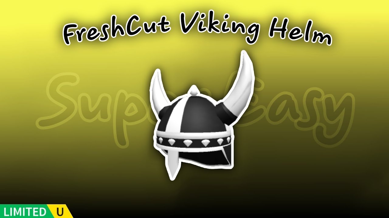 [FREE LIMITED] Hướng dẫn lấy FreshCut Viking Helm trong Avatar Outfit Creator | Roblox - YouTube