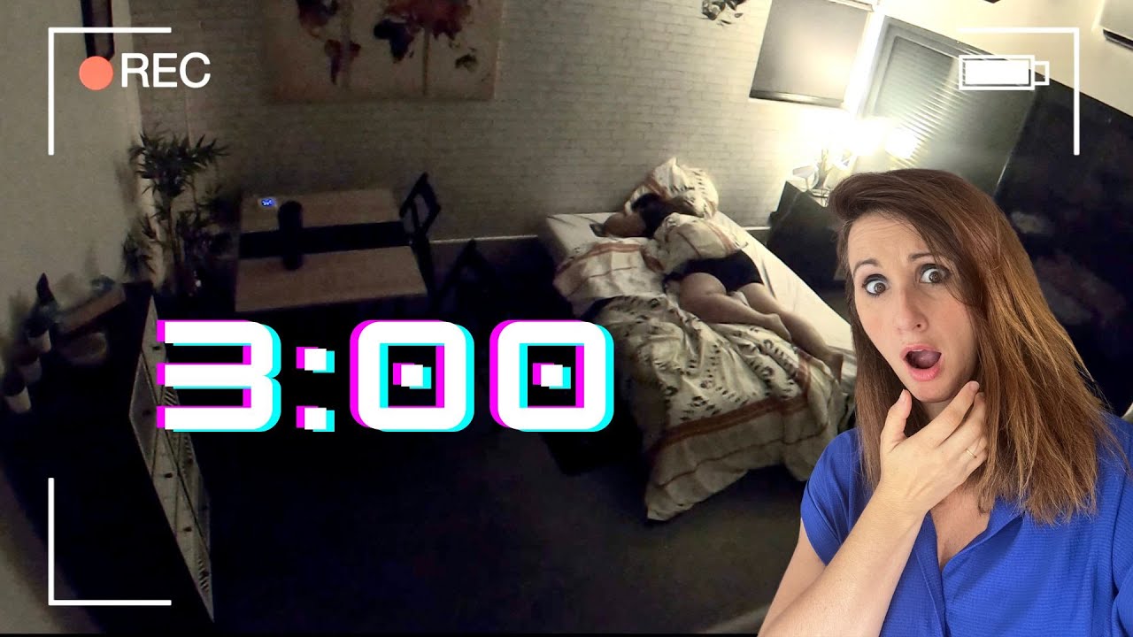 RÉVEILLÉE à 3H DU MATIN par des LUMIÈRES FANTÔMES😨 ! Vidéo PRANK CAMÉRA ...