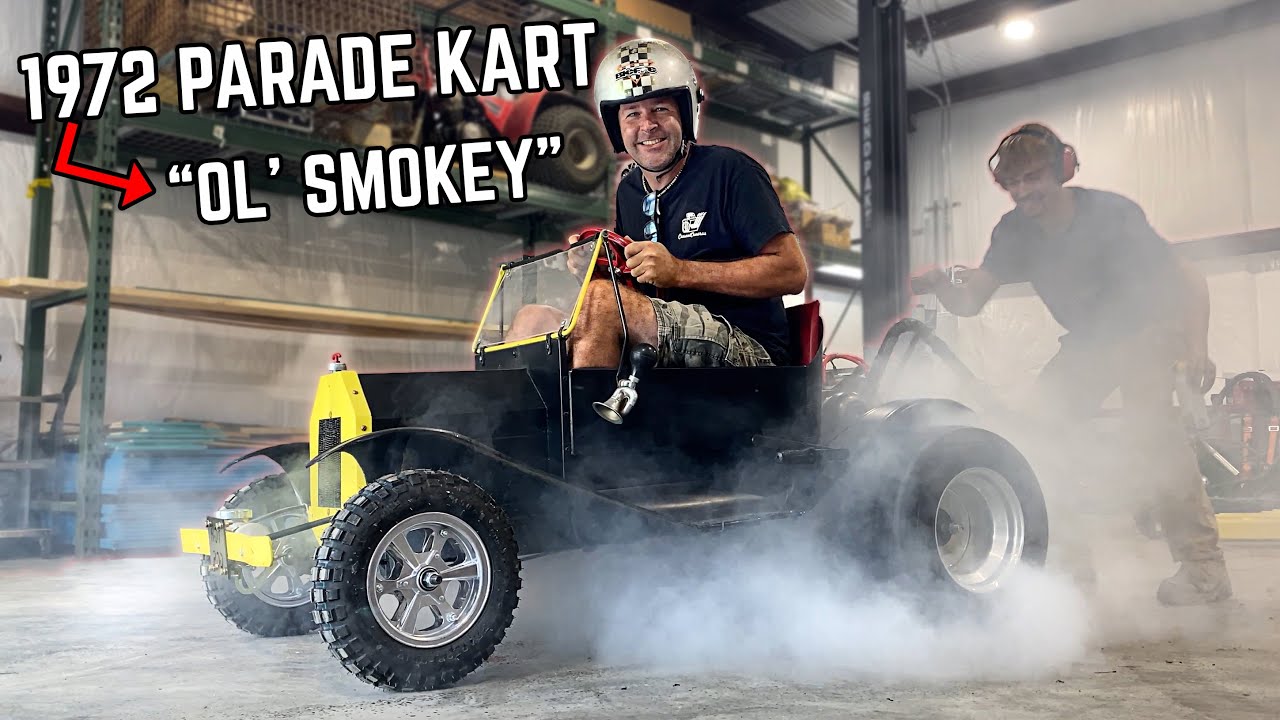 Transforming our Model T Go Kart into a Burnout Machine! - YouTube