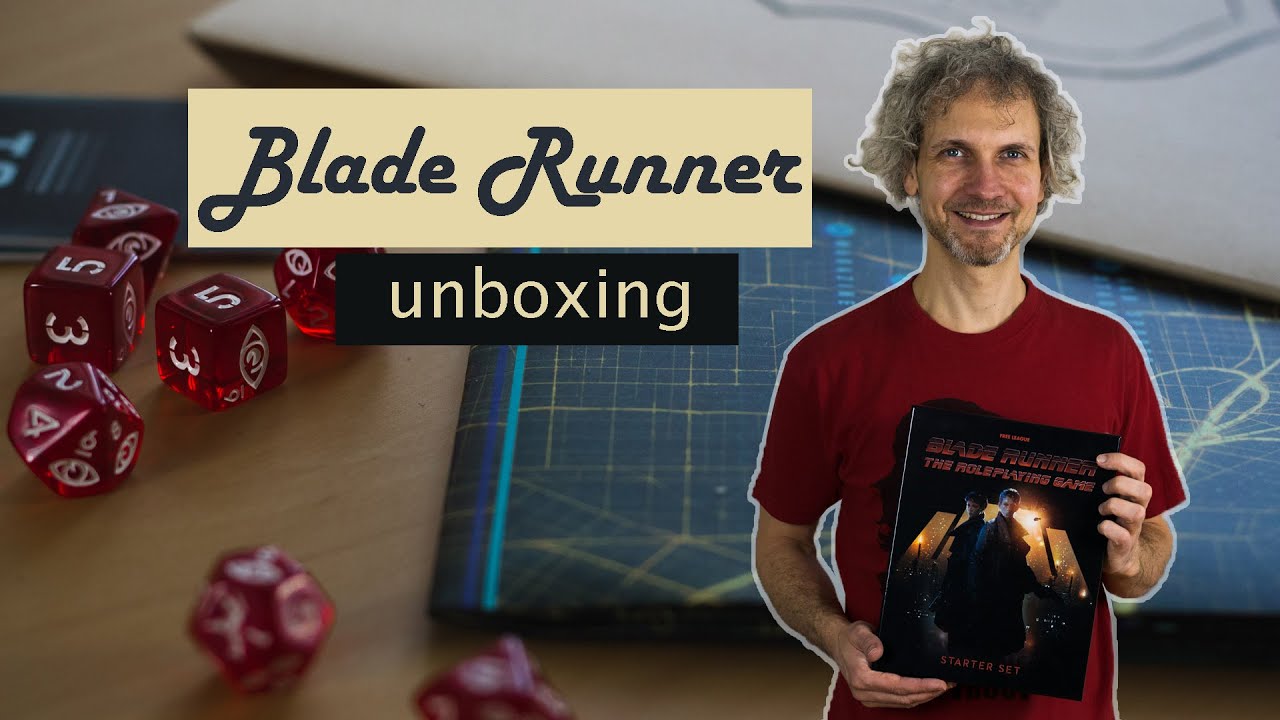 Blade Runner RPG Starter Set Unboxing - YouTube