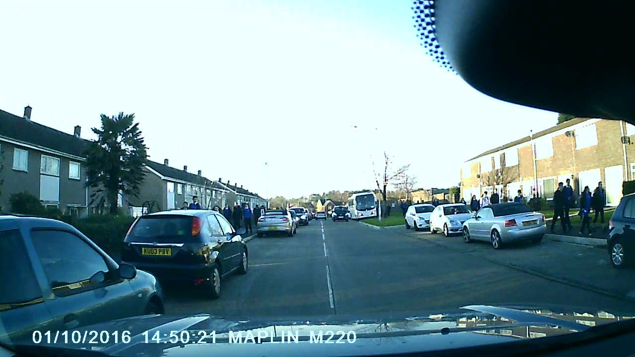Olchfa Pupil Near Miss November 2016 Edited - YouTube