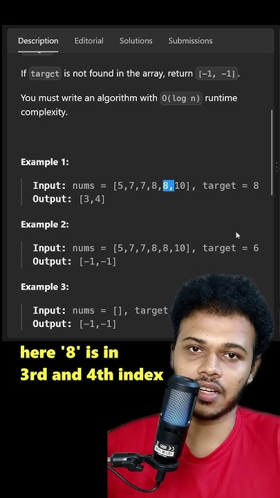 Apple Interview Question Leetcode 34 Tamil Python Dsa Leetcode