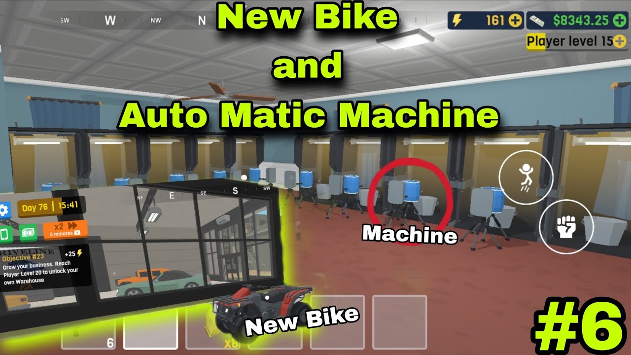 New Bike and Auto Matic Machine || Substance syndicate tycoon V || #6 ...